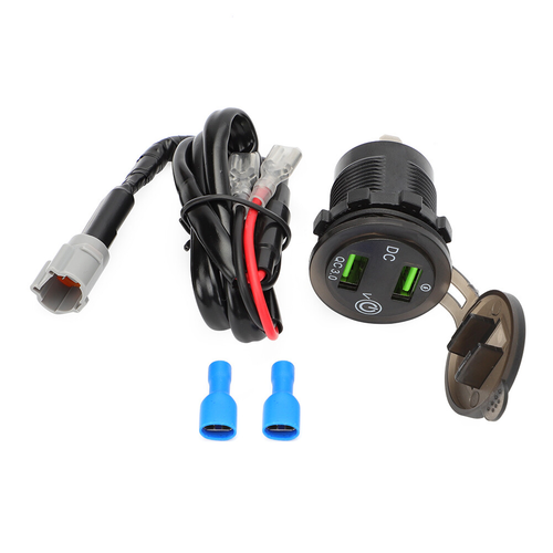 For Yamaha Tracer 900 MT09 FZ09 USB Charger Voltmeter Plug&Play ...