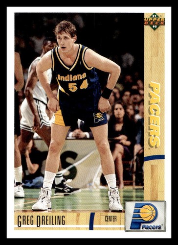 1991 Upper Deck #306 Greg Dreiling Indiana Pacers | eBay
