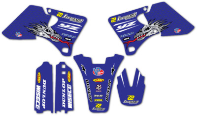 YAMAHA OF TROY GRAPHICS KIT YZ250F YZ426F 2000 2001 2002 MOTOCROSS ...
