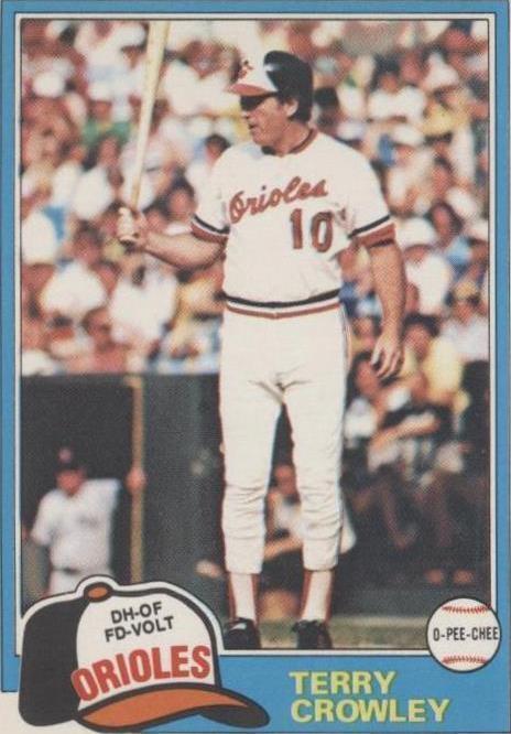 1981 O-Pee-Chee - Terry Crowley #342 White Back for sale online | eBay