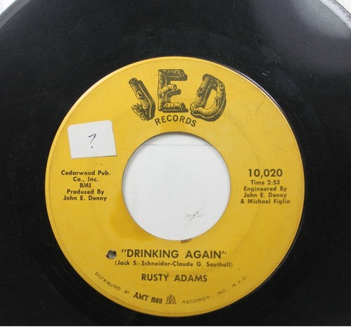 Country 45 Rusty Adams - Buvant Again / Volonté He Double Cross The ...