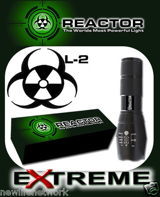 5 Mode REACTOR EXTREME G700 Tactical Flashlight LED Blind Attackers ...