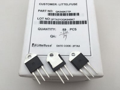 QK040K7TP Littelfuse, 1000V 40A 100-100-100mA, TRIAC Alternistor, TO ...