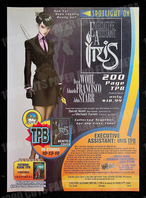 Executive Assistant Iris Aspen Comics 2010 + Fathom Print Magazine Ad Poster | eBay