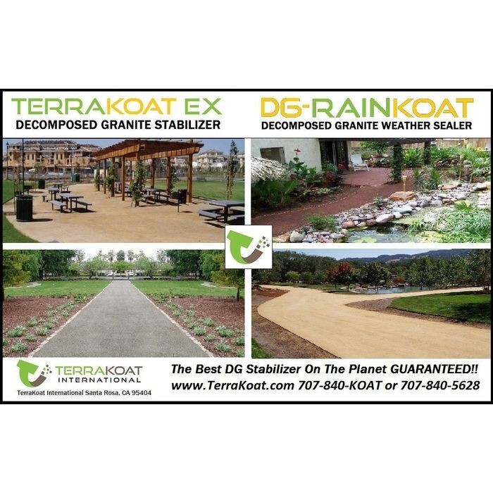 Terrakoat EX Decomposed Granite Stabilizer Stabilizes 4125 SF keeps DG ...