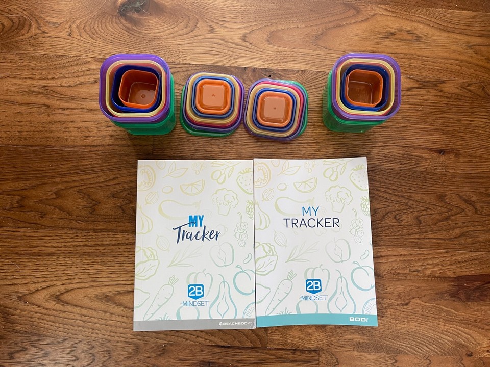 Beachbody/Bodi 2B Mindset 21 Day Fix Portion Containers and My Tracker ...