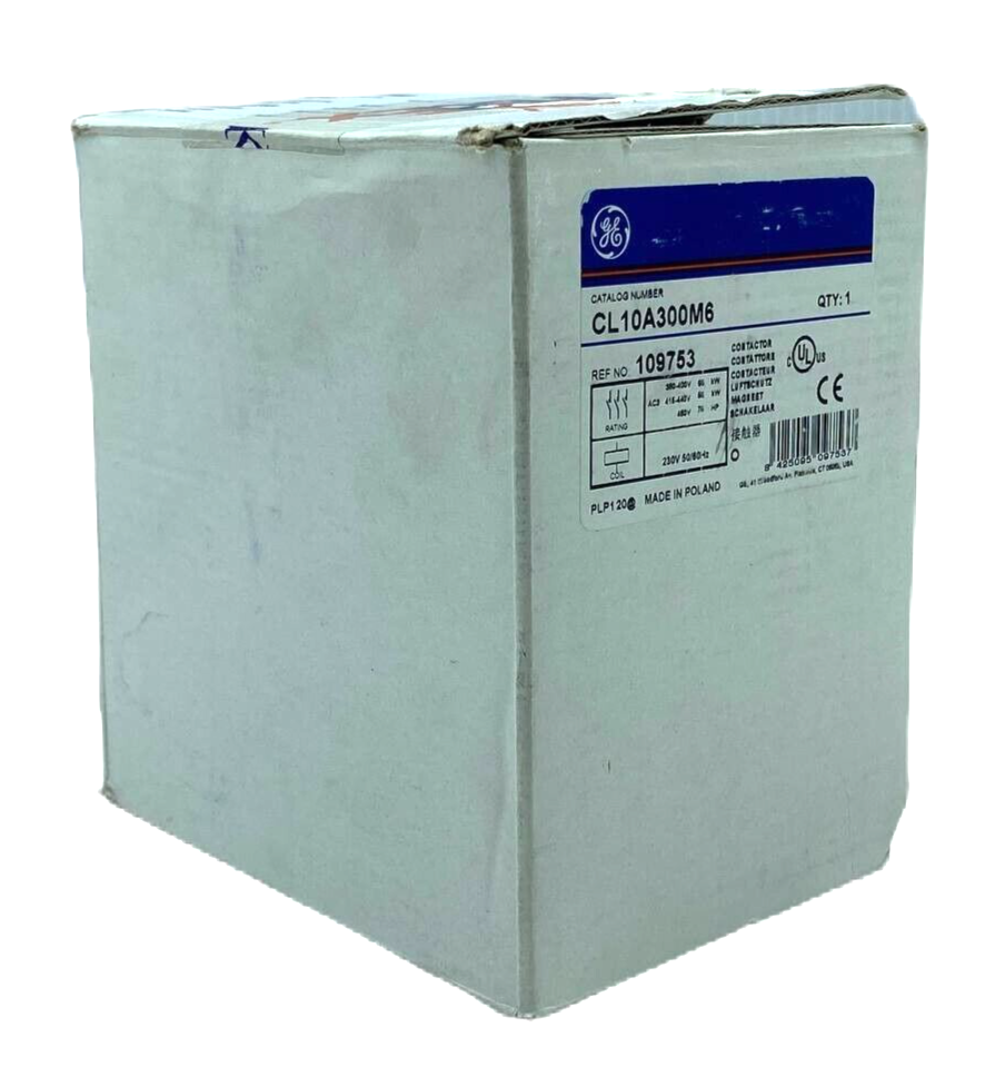 GE CL10A300M 3 Pole Contactor With 120v Coil for sale online | eBay