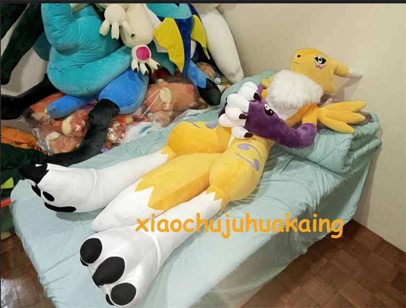 67" Giant Digital Monster Digimon Renamon 170cm Plush Doll Stuffed ...