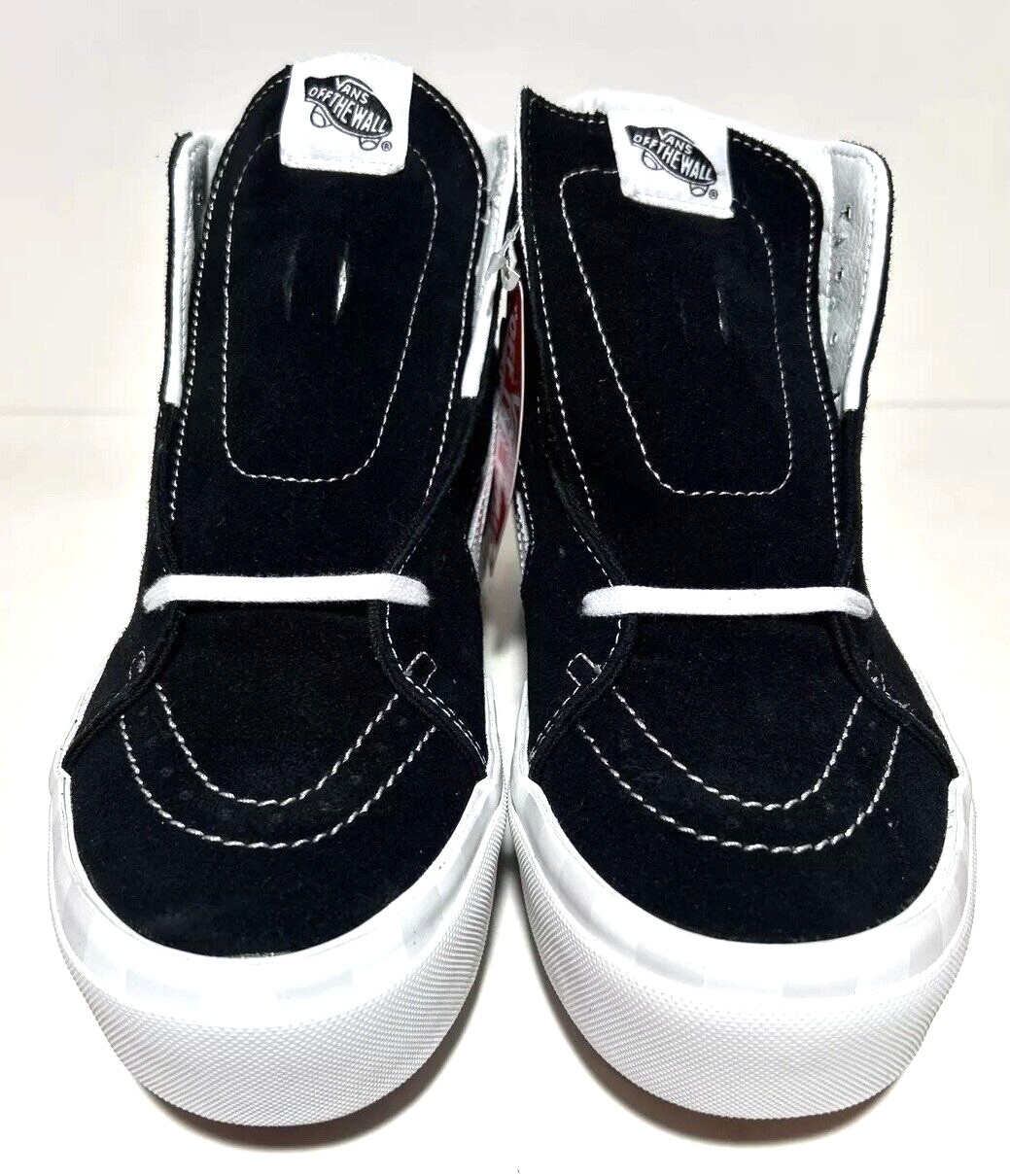 Vans Old Skool SK8 Hi Stacked Womens Size 10 Sneakers Black White Retro ...
