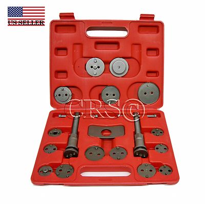 18 PC BRAKE CALIPER PISTON RETURN TOOL TURN TWIST WIND BACK BMW HONDA ...