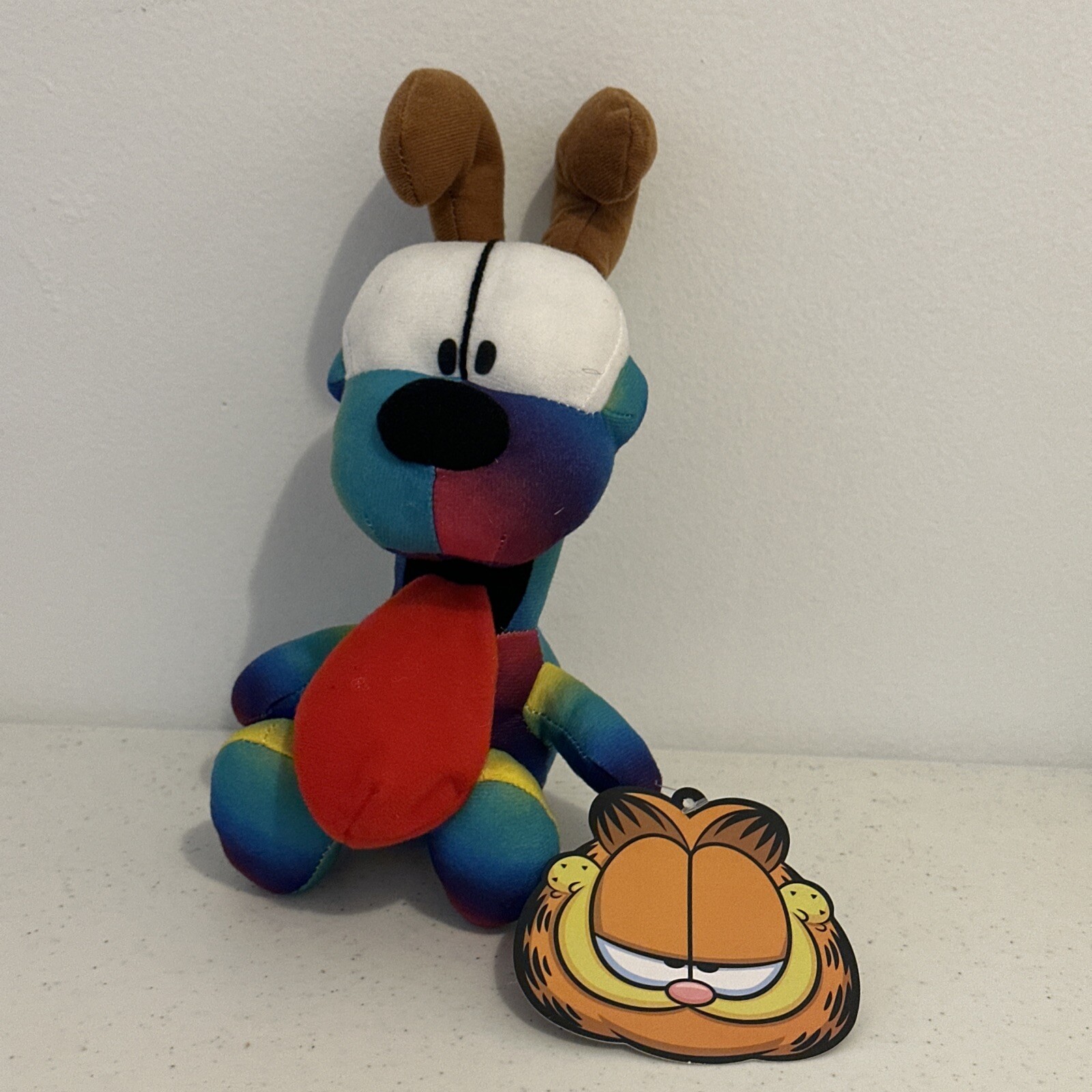 7" Garfield Odie Dog Plush Toy Rainbow Nickelodeon | eBay