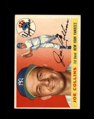1955 Topps Baseball #063 Joe Collins STARX 5.5 EX+ (CS133603) | eBay