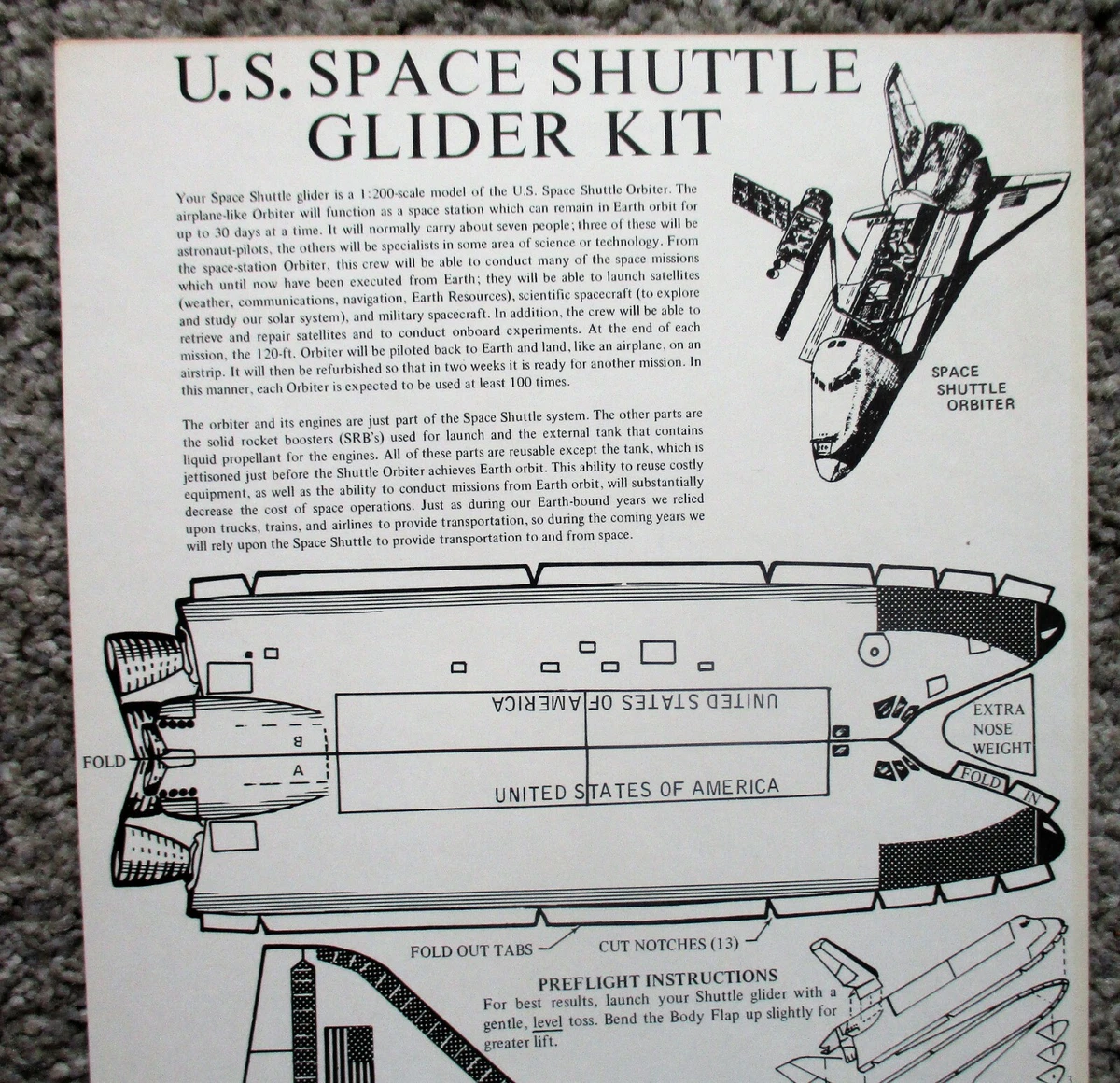 Space Shuttle Body Flap