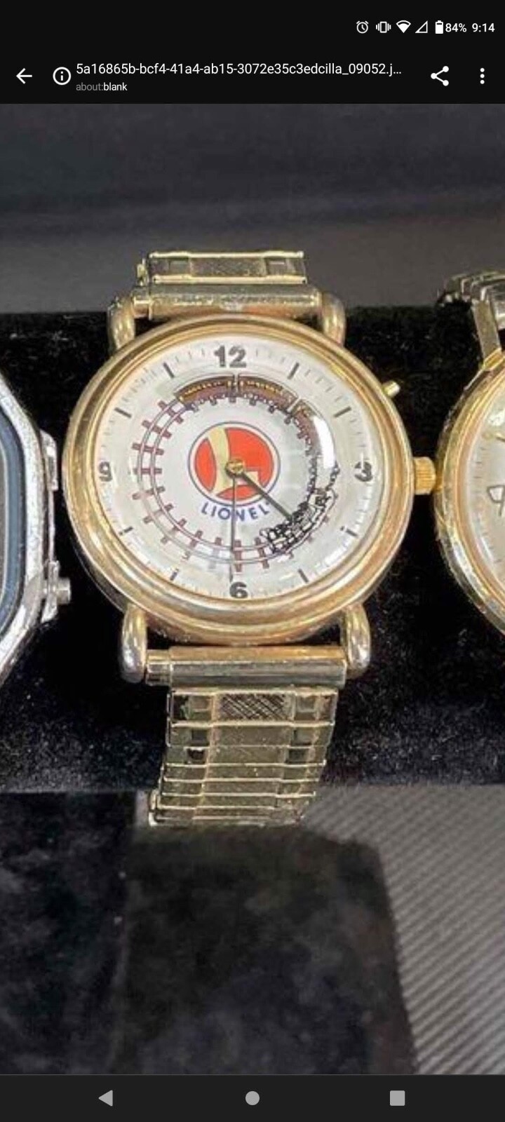 LIONEL COLLECTIBLE TRAIN wrist watch | eBay