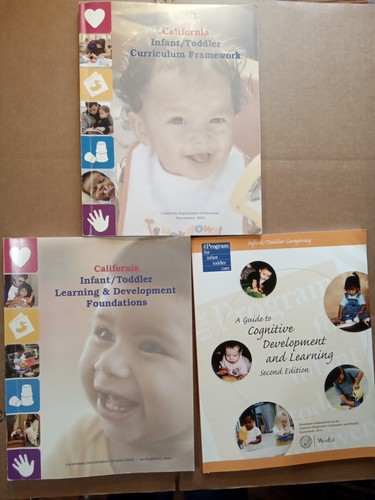 3 Book Toddler Lot California Infant/Toddler Curriculum Framework + 2 ...