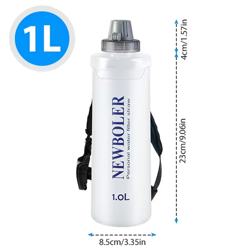 NEWBOLER 1L Sports Hand-Held Water Bottle Marathon Hydration Tool ...