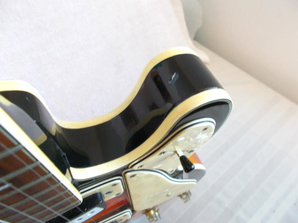 LYLE Vintage 1960's electric guitar 335 Style Sunburst looks great as ...
