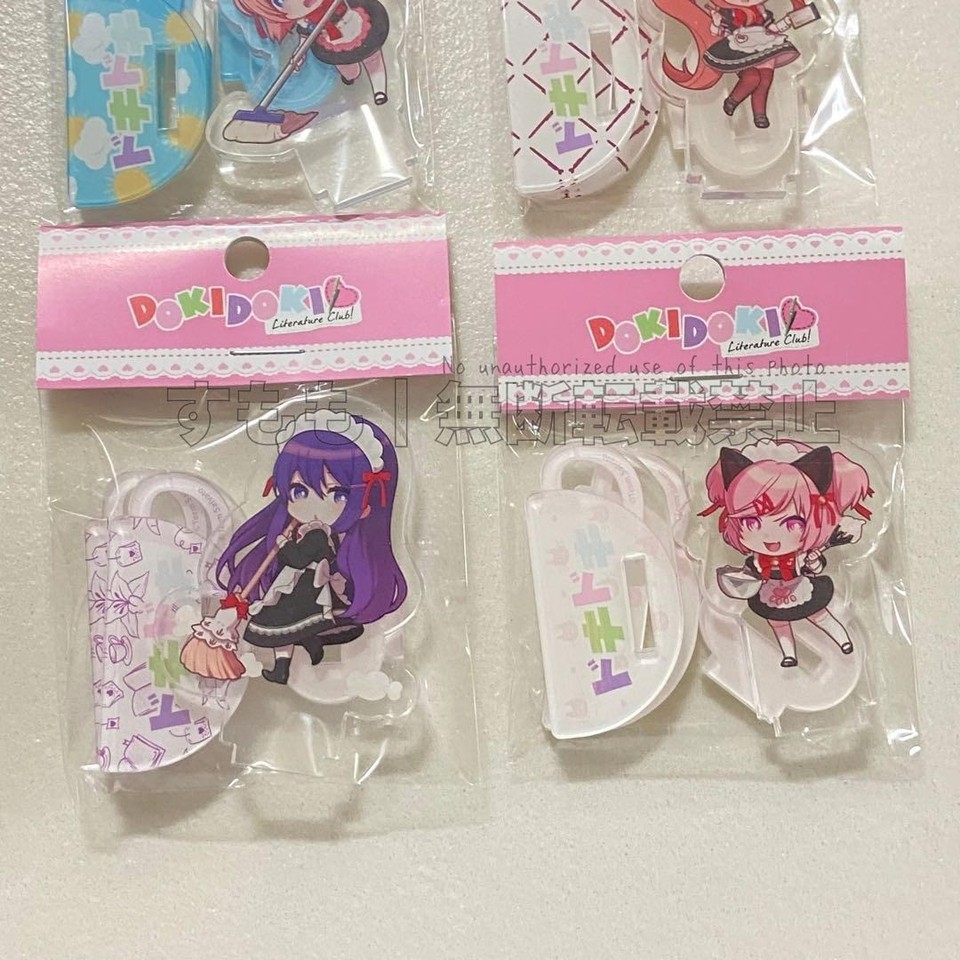 Doki Doki Literature Club Pop-Up Cafe Monika Acrylic Stand – Official ...