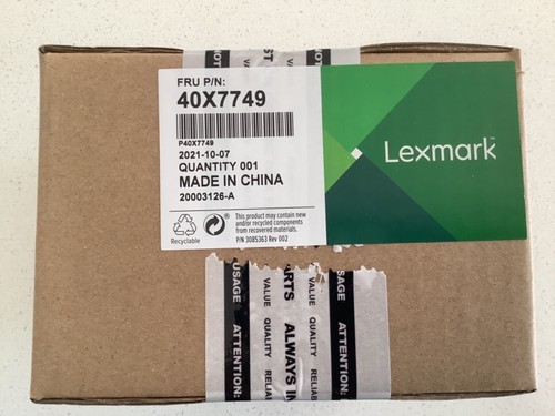 Genuine Lexmark 40X7749 ADF Feed Belt - OEM -NEW SEALED …Save $$$$$ | eBay