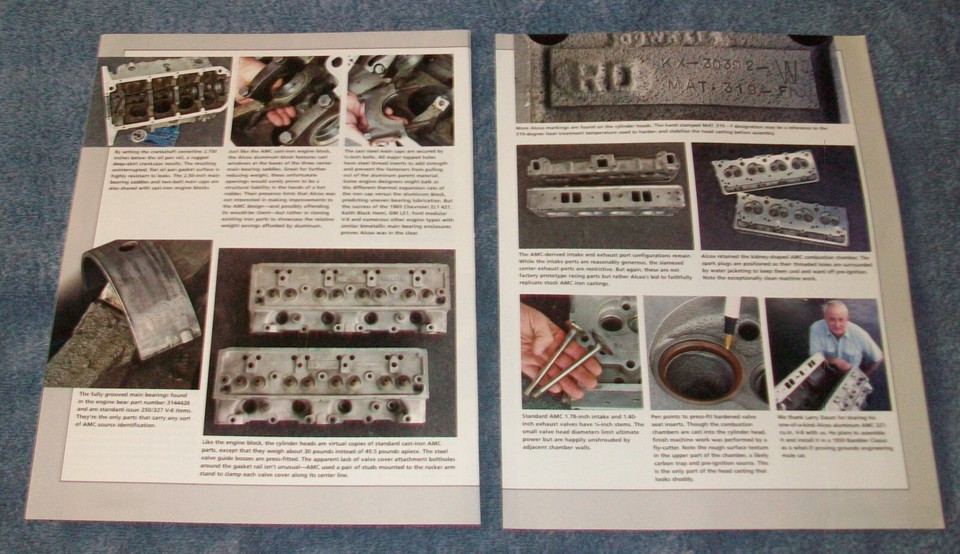 1957 AMC Rambler Aluminum V8 Block and Heads Prototype "Alcoa Presents ...