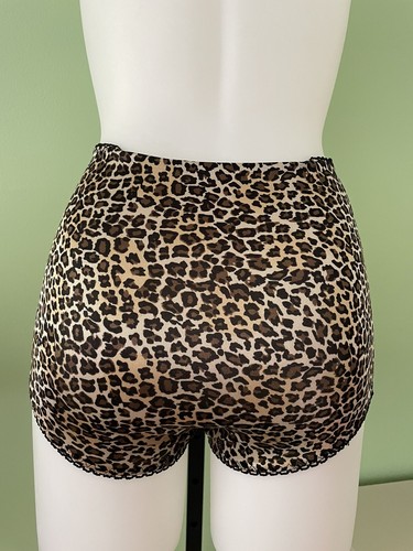 satin leopard panties shiny - Gem