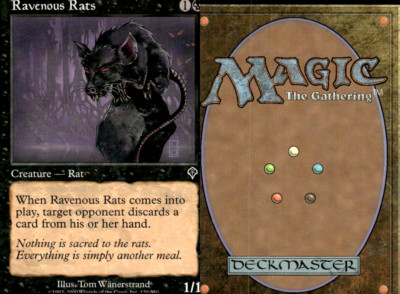 Magic the Gathering MTG Ravenous Rats (120) Invasion | eBay