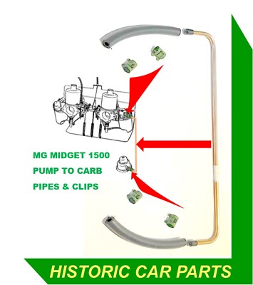 FUEL PUMP TO CARB FUEL PIPE KIT for SU HS4 Carb on MG MIDGET 1500 1974-80 | eBay UK