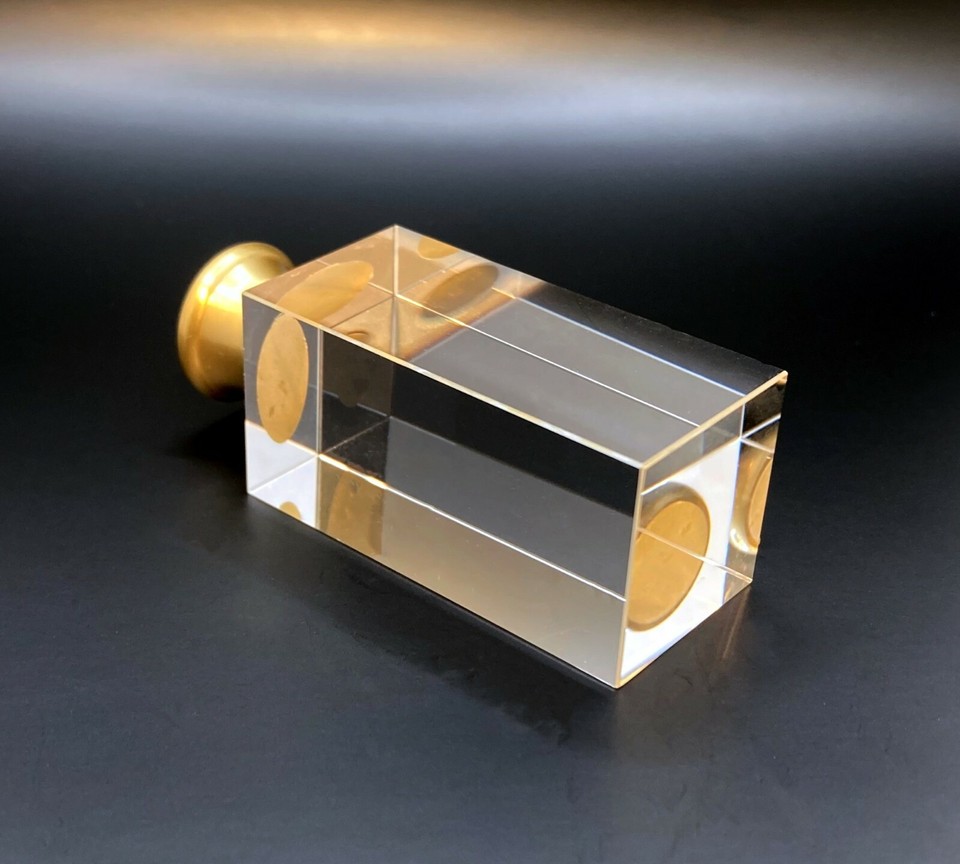 LAMP FINIAL-CLEAR OPTIC CRYSTAL LAMP FINIALS-CHROME/SATIN BRASS BASES ...