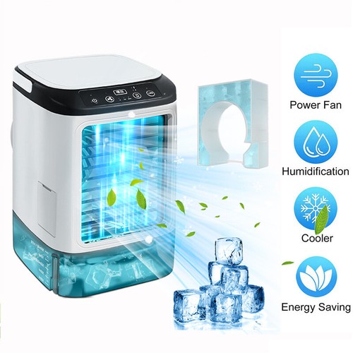 Portable Air Cooler Fan Household Mini Air Conditioner Humidifier ...