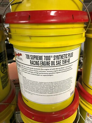 Schaeffer's Oil Supreme 7000 Synthetic Plus 15W-40 Racing Oil (5 ...