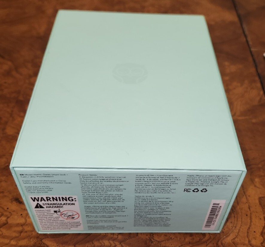 Owlet Smart Sock Baby Monitor Model OBS 1.1 Bundle 0-18 Months WON'T ...