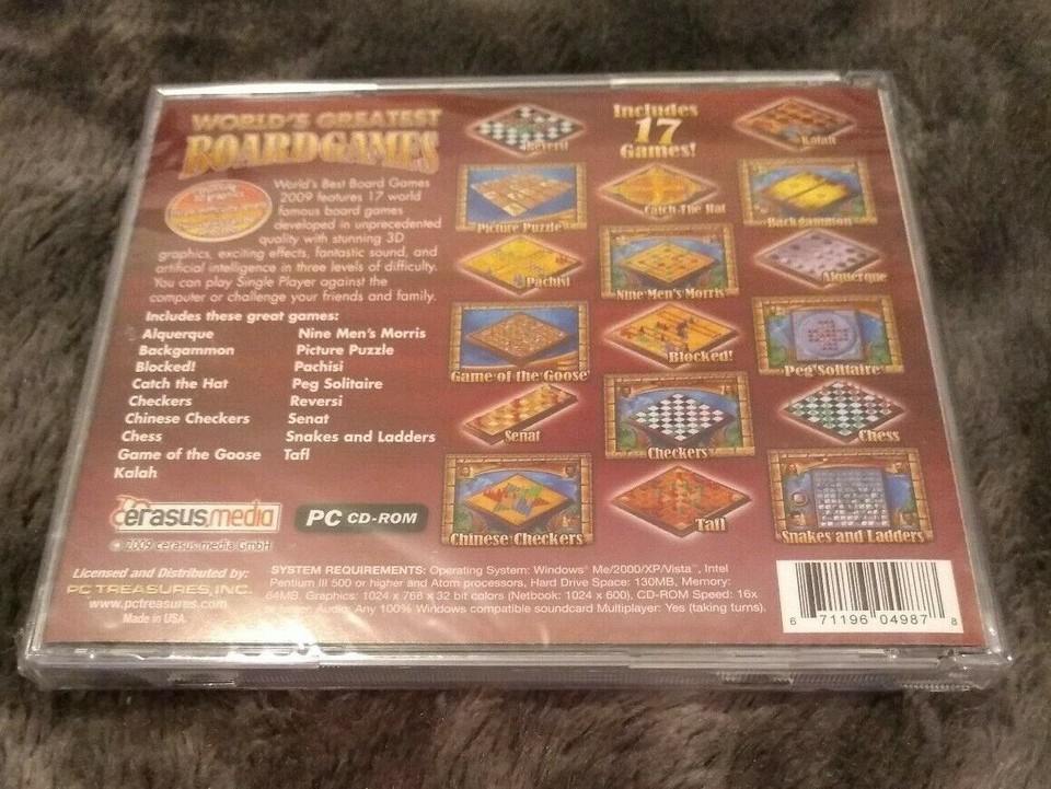 World's Best Board Games 2009 (PC) 671196049878| eBay