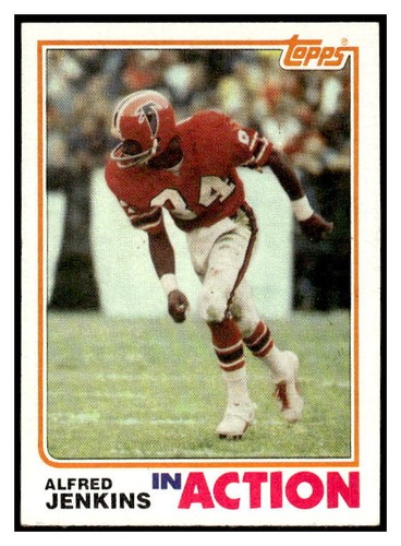 1982 Topps #282 Alfred Jenkins Atlanta Falcons Excellent | eBay