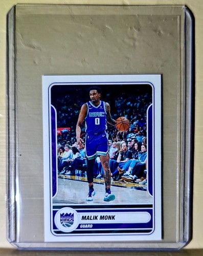 2023-24 Malik Monk Panini NBA Basketball #458 Sticker Sacramento Kings ...