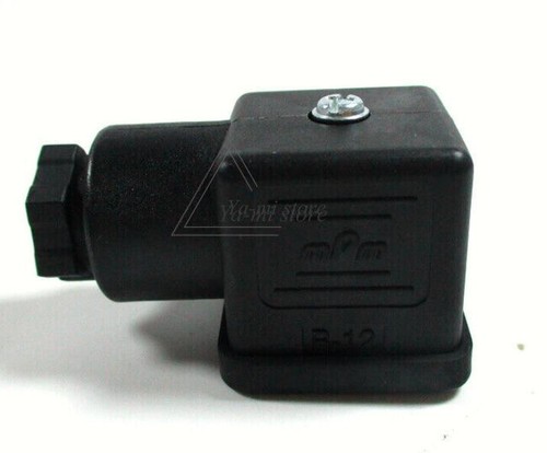 QTY:10 MPM B-12 DIN43650A Junction Box Solenoid Valve Plug Connector | eBay