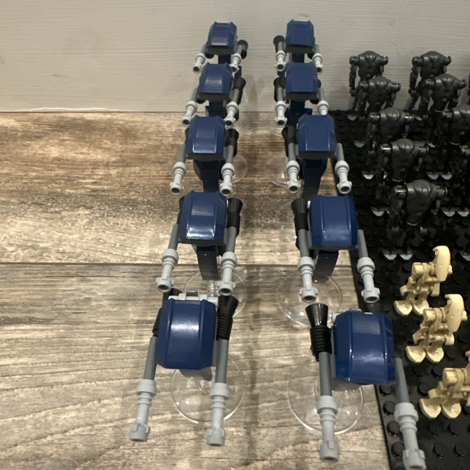 LEGO Star Wars Battle Droid Army Lot 50+ Droids w/ Tri Droids From New ...