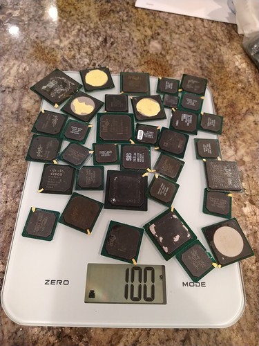 100g Gold Corner BGA lot Mostly From Telecom | eBay