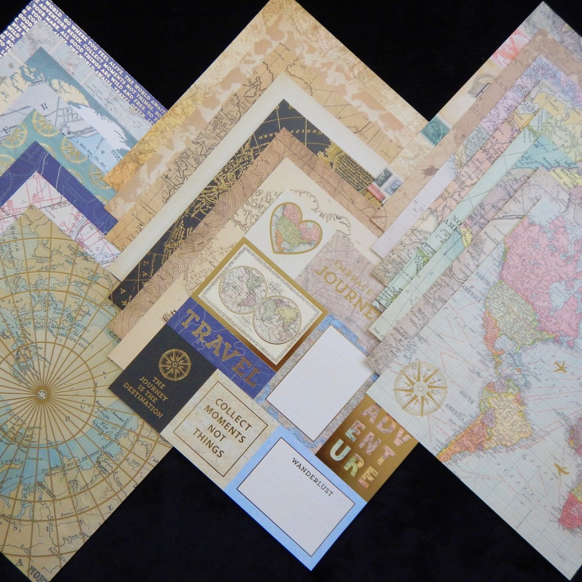 Vacation Scrapbook Paper