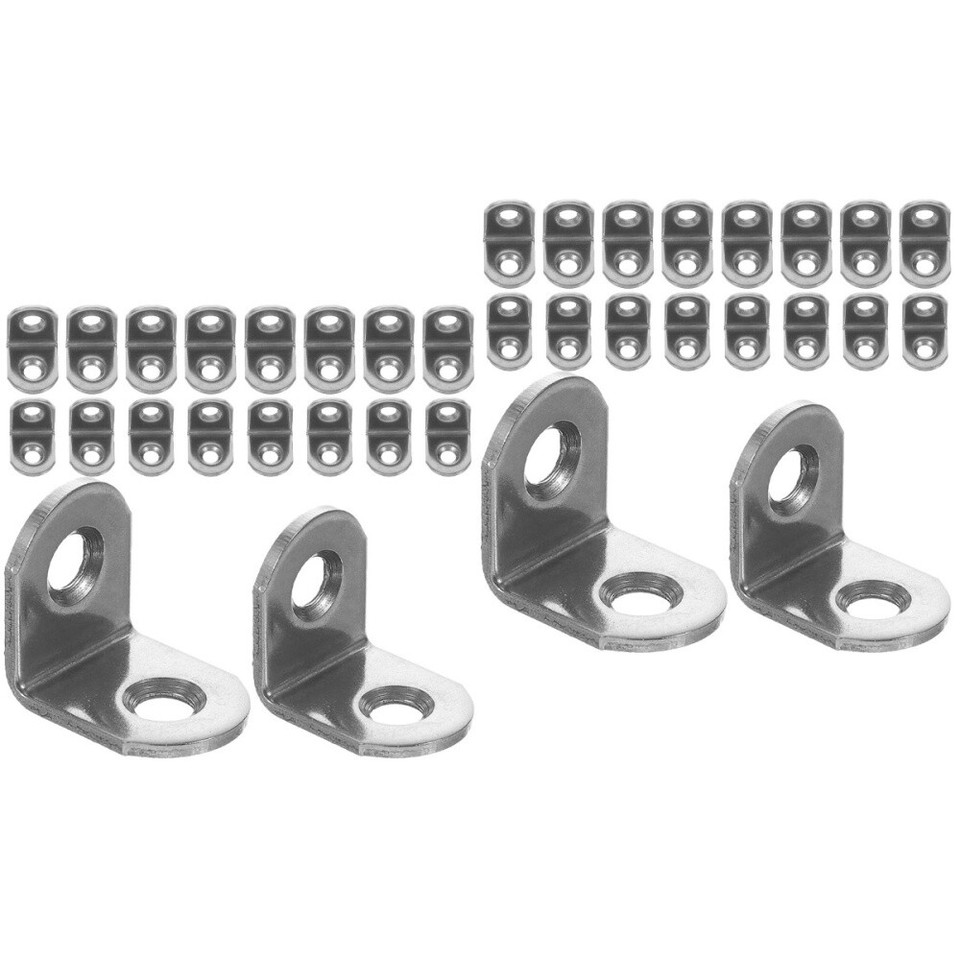 Small L Brackets Corner Braces 25x25mm Right Angle Brackets Stainless ...