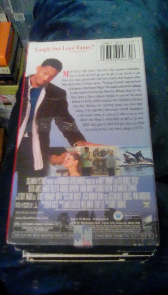 Hitch RARE Columbia Pictures 2005 VHS Will Smith Kevin James New York ...