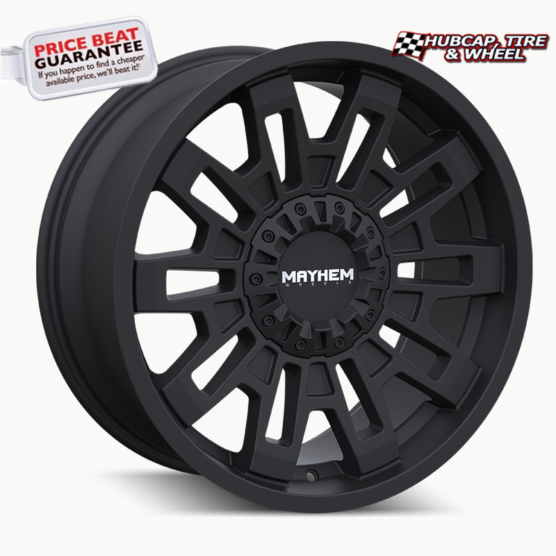 Mayhem Cortex 8113 Matte Black - 20X10 - 6X135 BP, -19 MM Offset (1 ...
