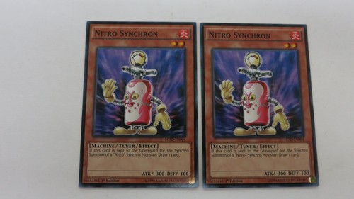 2x NITRO SYNCHRON MONSTER 1ST EDITION LC5D-EN004 COMMON YUGIOH NM ...