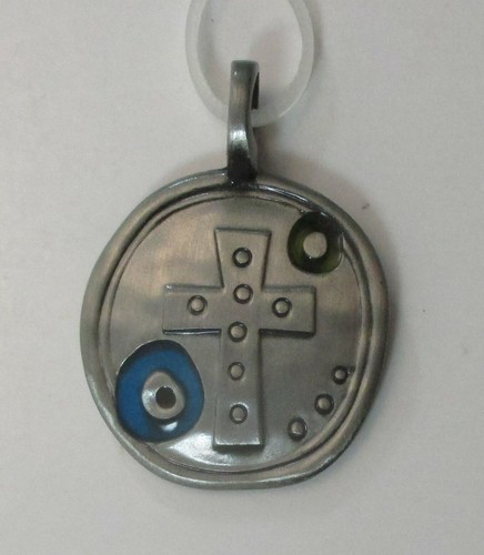 Round cross PENDANT CHARM faith jewelry Ganz unisex teen youth group ...