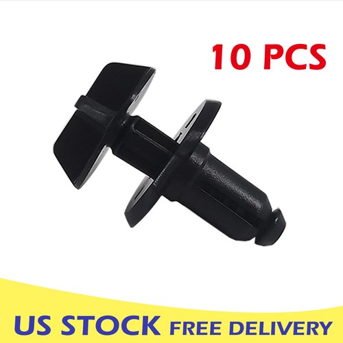 Pack of 10 Black Battery Cover Pin Clip Screw Cowl Retainer Fastener ...