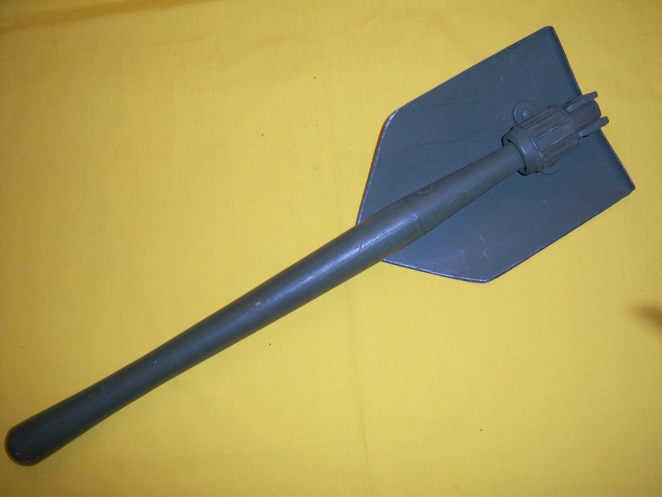 US USMC AMES MFG 1945 FOLDING SHOVEL ETOOL NMINT COND USMC RE-PAINT | eBay