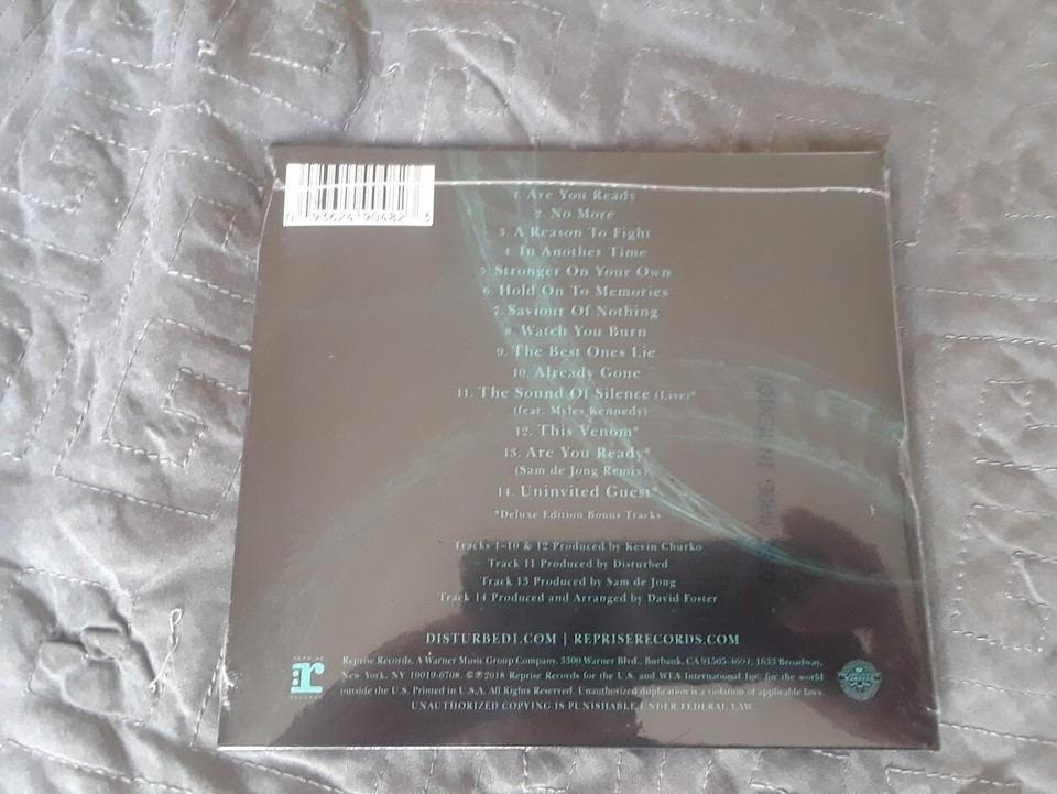DISTURBED- EVOLUTION (CD) Deluxe Edition + 4 Bonus Tracks NEW & Sealed ...