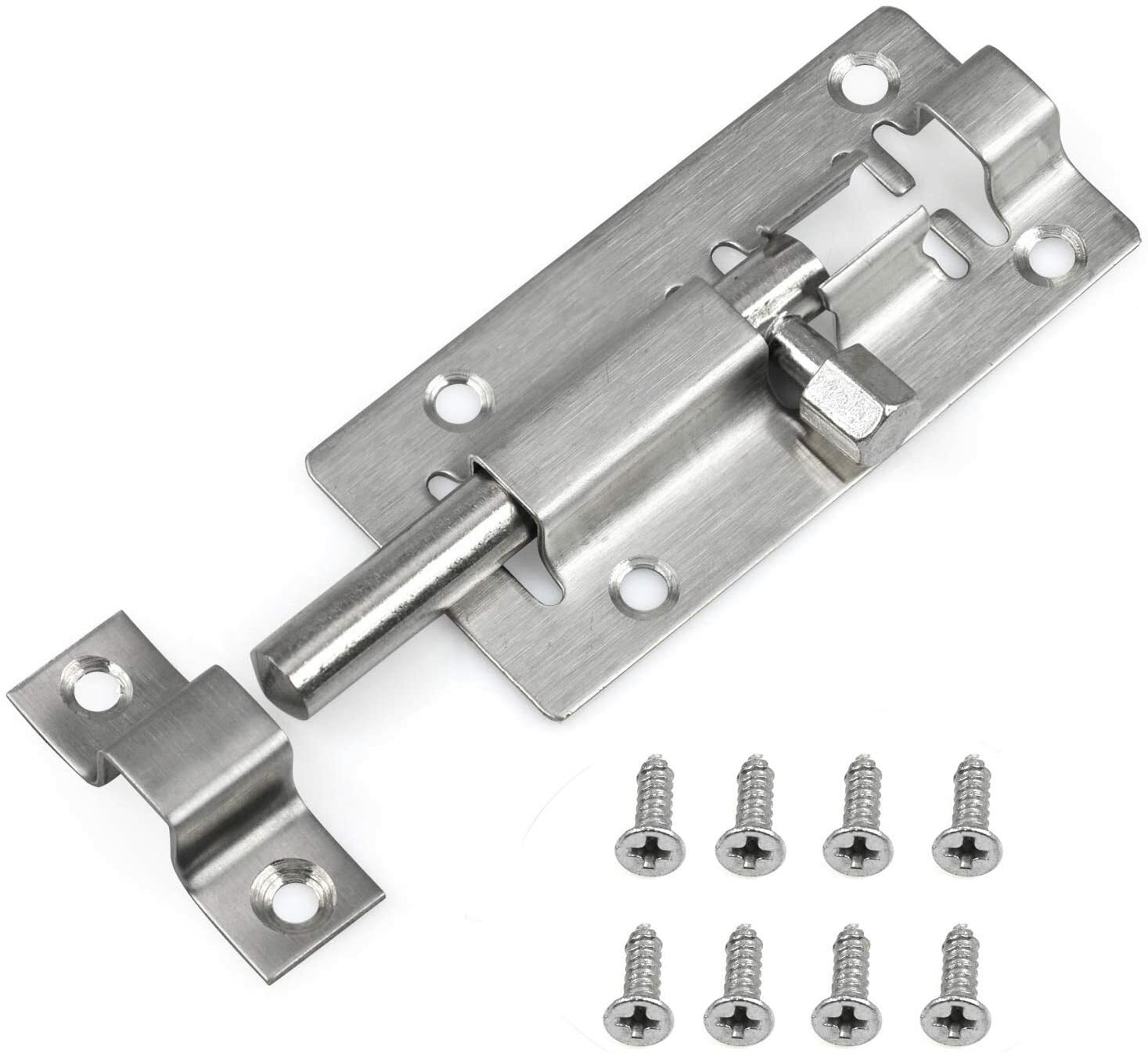 TRIXES Slide Bolt Lock 75mm *All Colours* NEW Bathroom Shed Door Lock ...