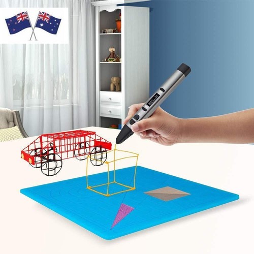 Printing Pen Pad With 2 Finger Protectors Silicone Mat Template Drawing ...