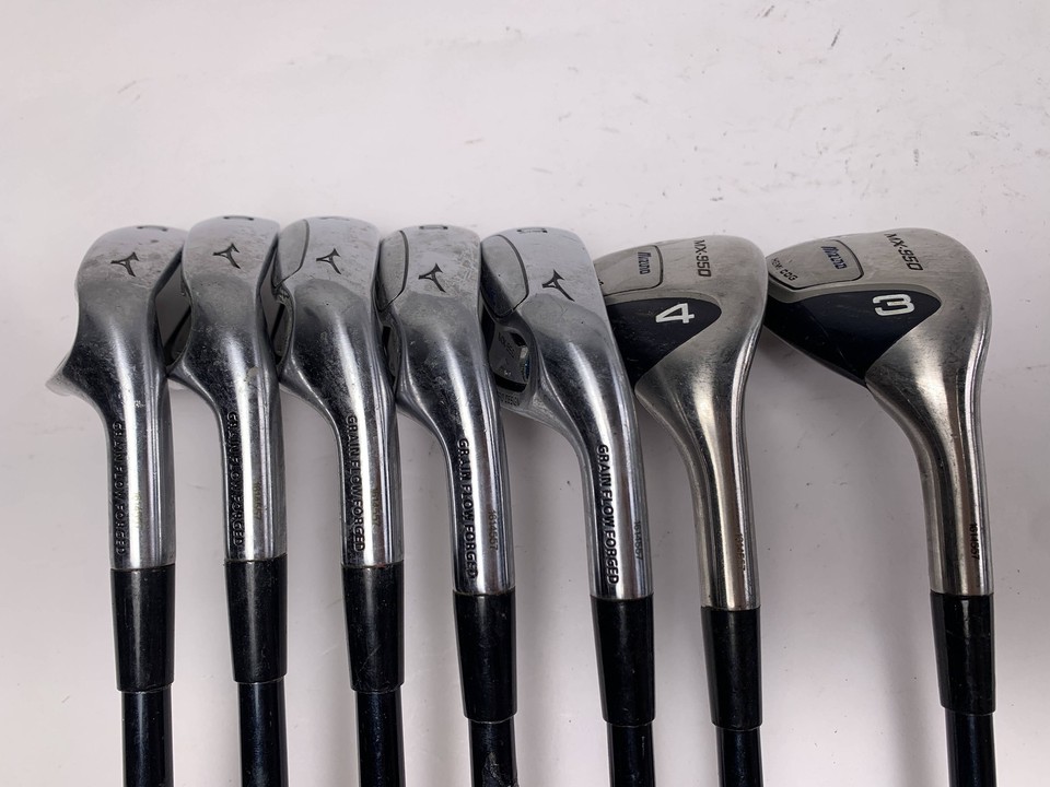 Mizuno MX 950 Hybrid Iron Set 3H-4H 5-9 Exsar IS2 Regular Graphite Mens ...
