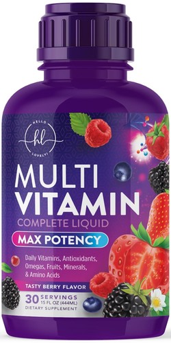 Multivitamin for Women, Men & Kids - Multi Vitamins Liquid ...